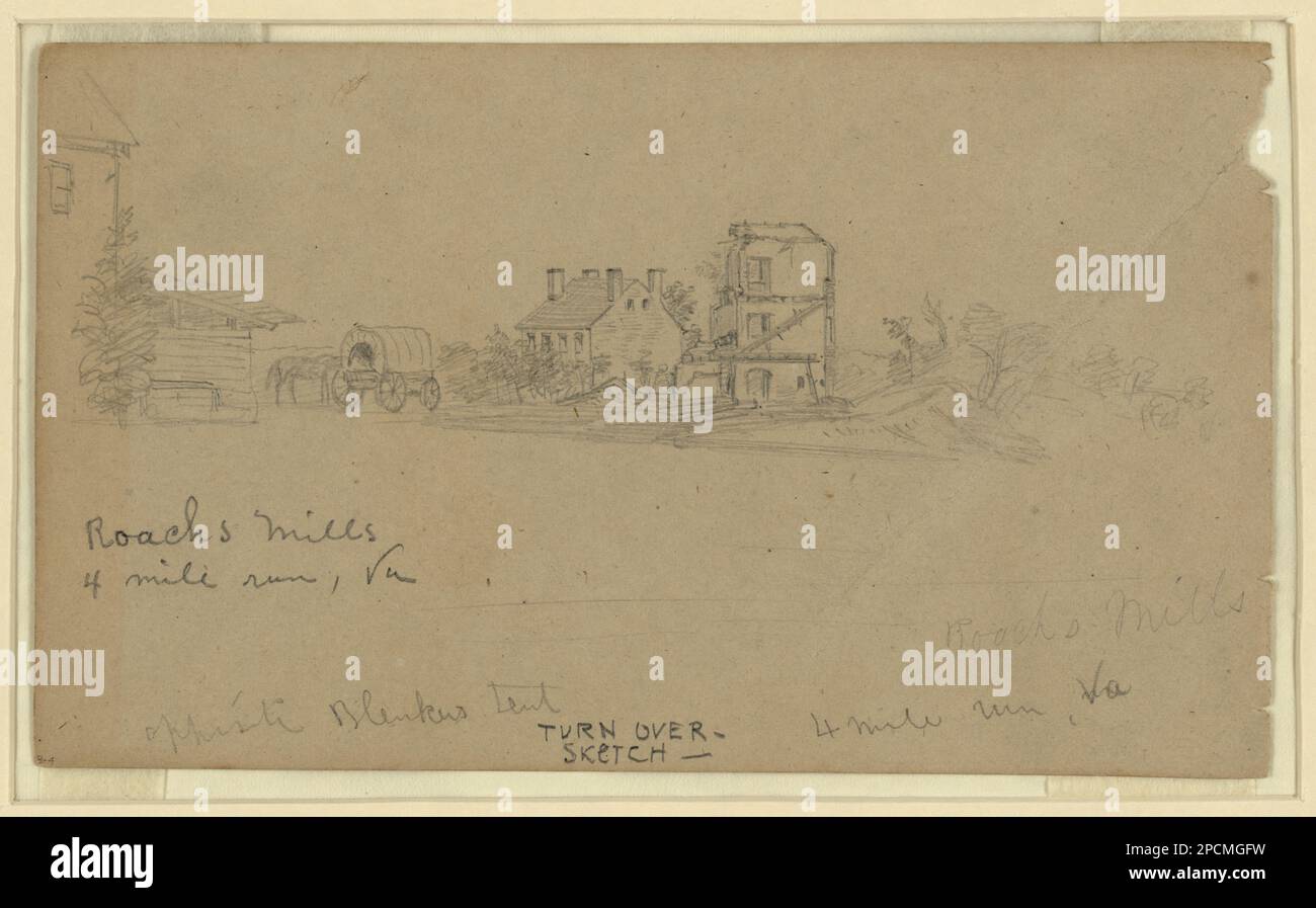 Roachs Mills. 4 mile run Virginia. Morgan collection of Civil War ...