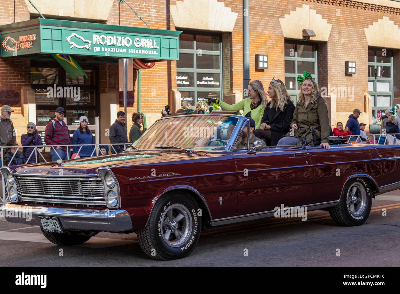 Denver, Colorado - March 11, 2023: St. Patrick's day parade in Denver ...