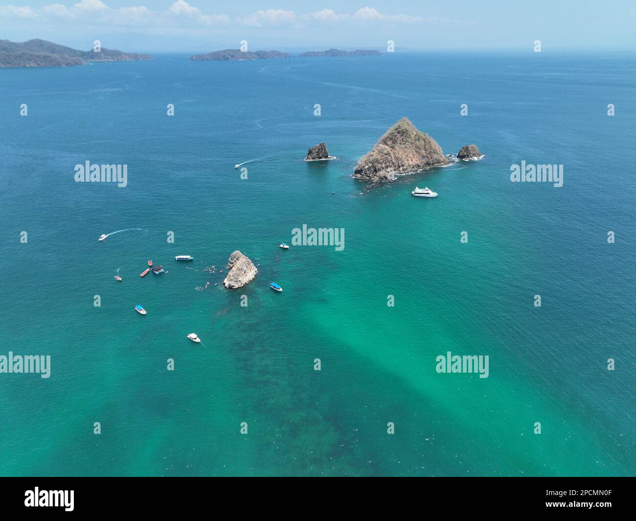 Located in the Gulf of Nicoya Tortuga Island (Isla Tortuga), Pacific ...