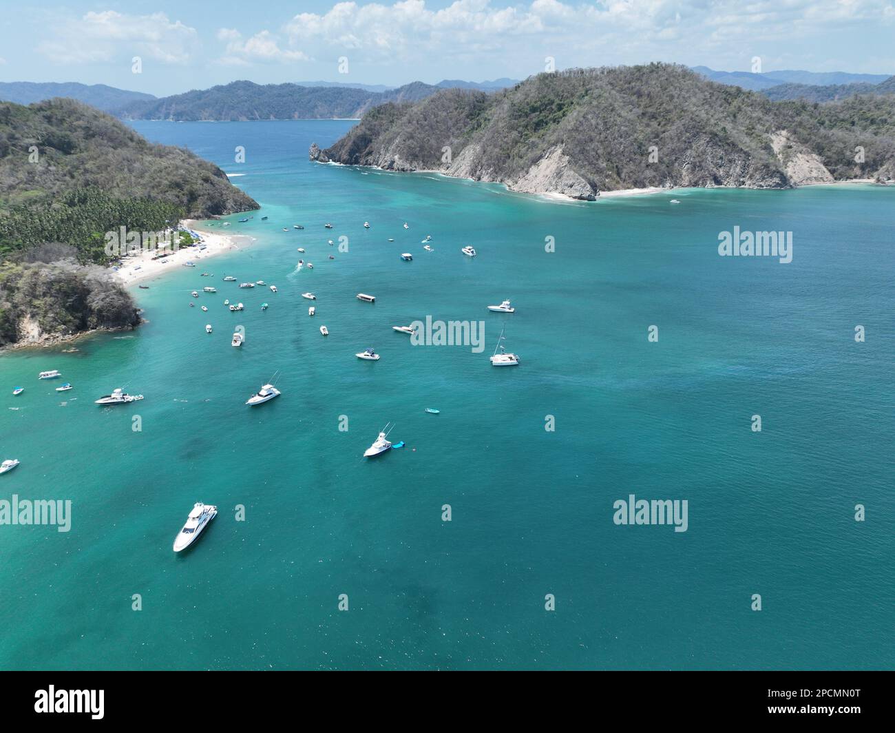 Located in the Gulf of Nicoya Tortuga Island (Isla Tortuga), Pacific ...