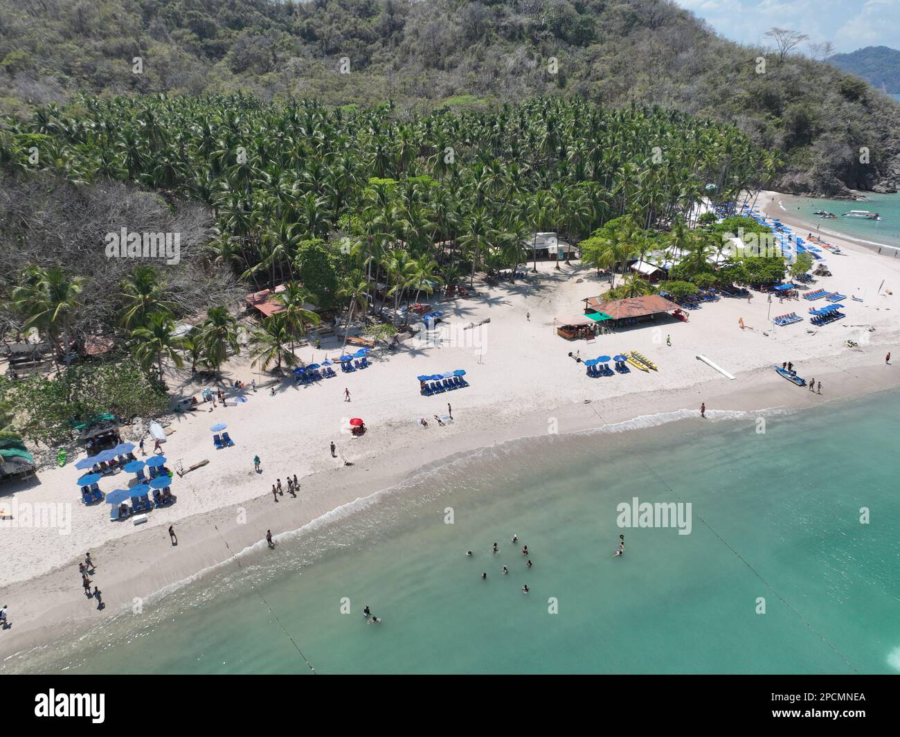 Located in the Gulf of Nicoya Tortuga Island (Isla Tortuga), Pacific ...