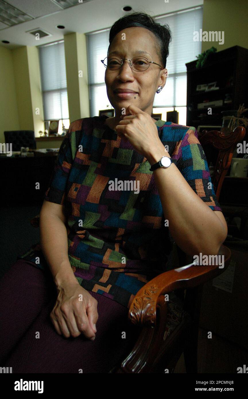 ** ADVANCE FOR MONDAY, AUG. 21 ** Birmingham Police Chief Annetta Nunn ...