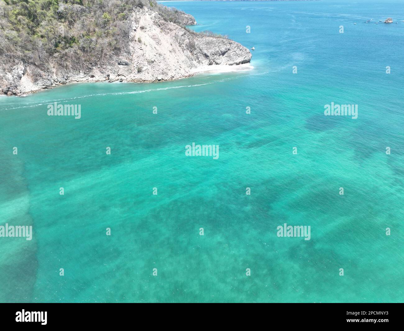 Located in the Gulf of Nicoya Tortuga Island (Isla Tortuga), Pacific ...