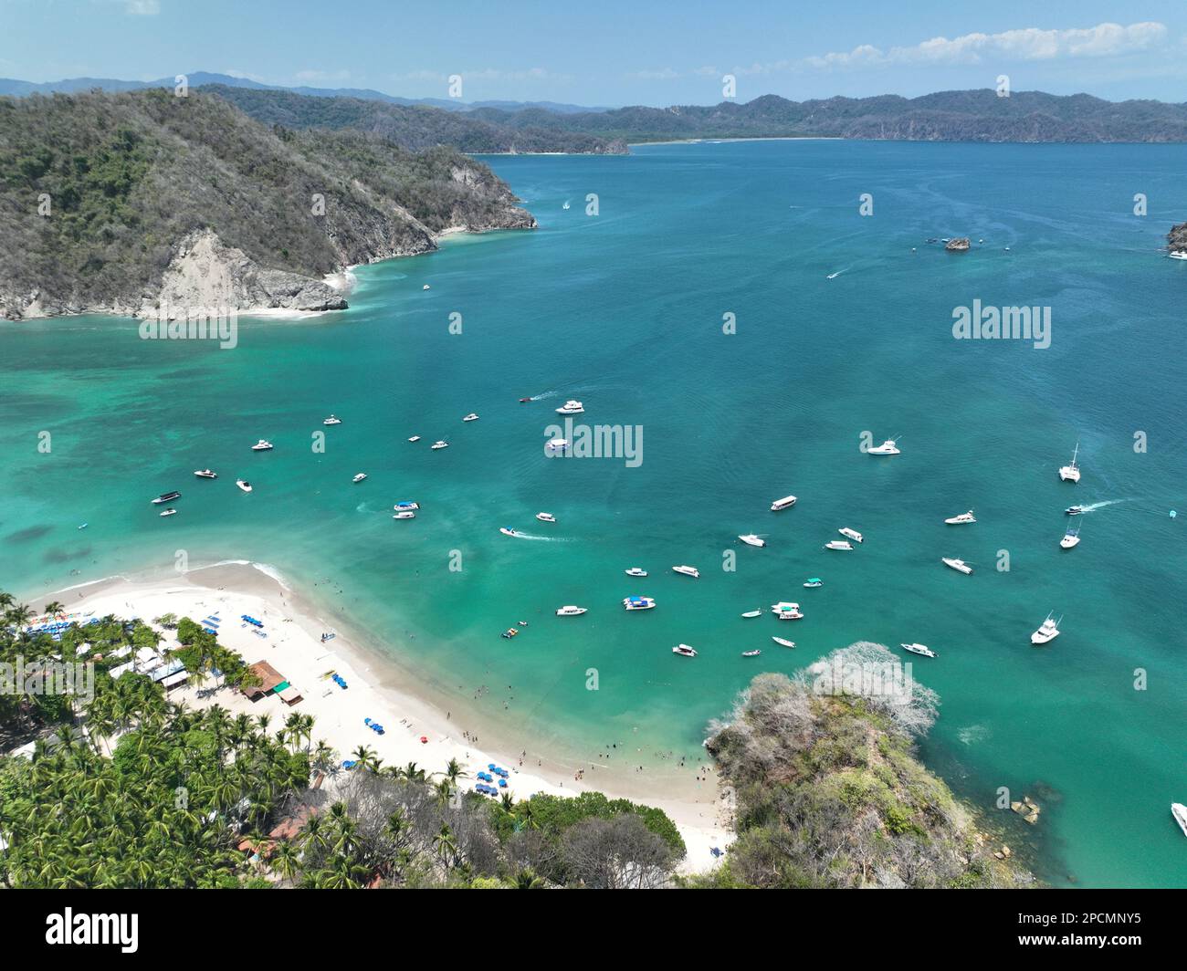 Located in the Gulf of Nicoya Tortuga Island (Isla Tortuga), Pacific ...