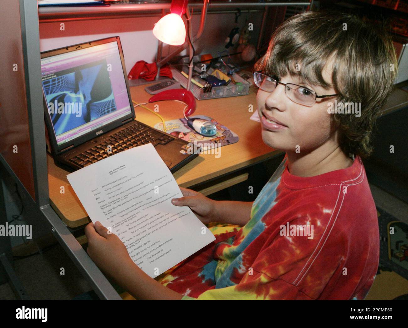 ** ADVANCE FOR WEEKEND EDITIONS, AUG. 19-20 ** Ten-year-old Preston ...