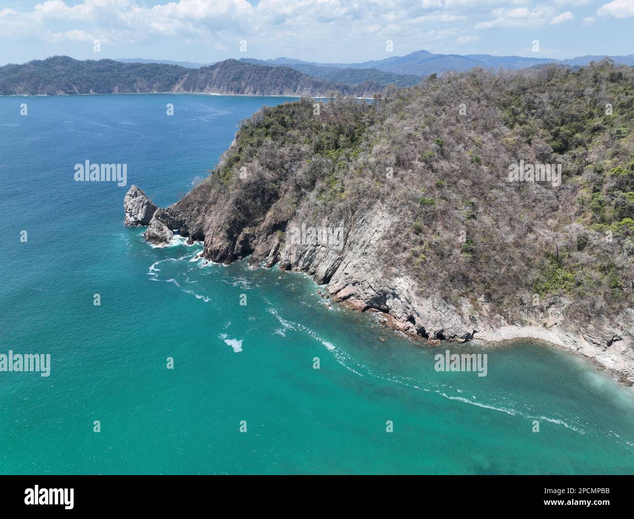 Located in the Gulf of Nicoya Tortuga Island (Isla Tortuga), Pacific ...