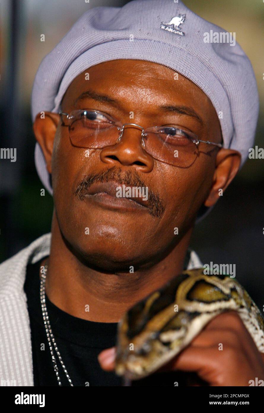Actor Samuel L. Jackson poses for photographers at the premiere of ...