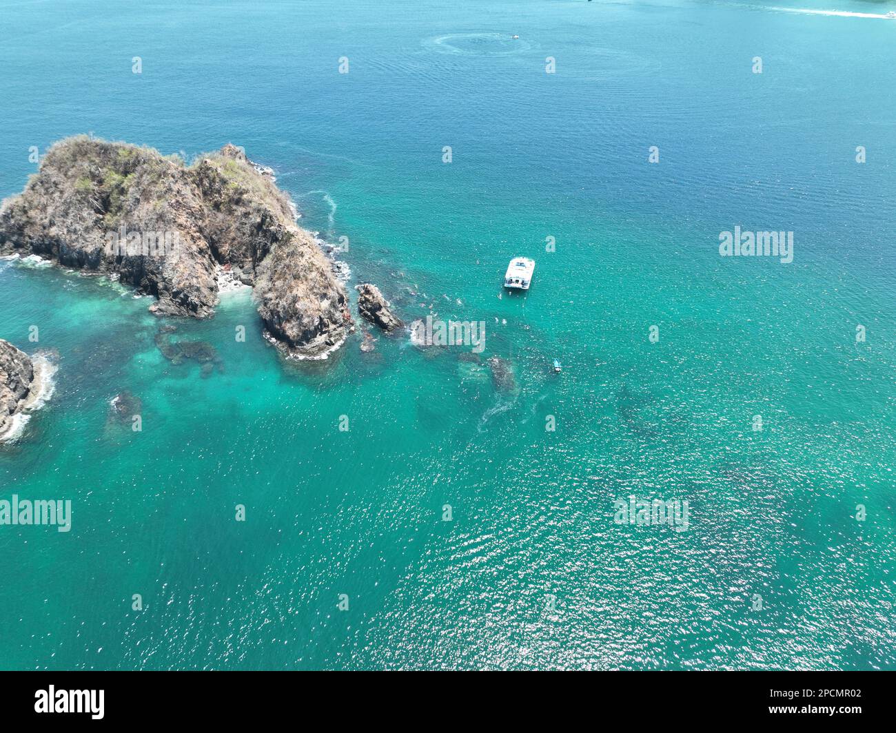 Located in the Gulf of Nicoya Tortuga Island (Isla Tortuga), Pacific ...