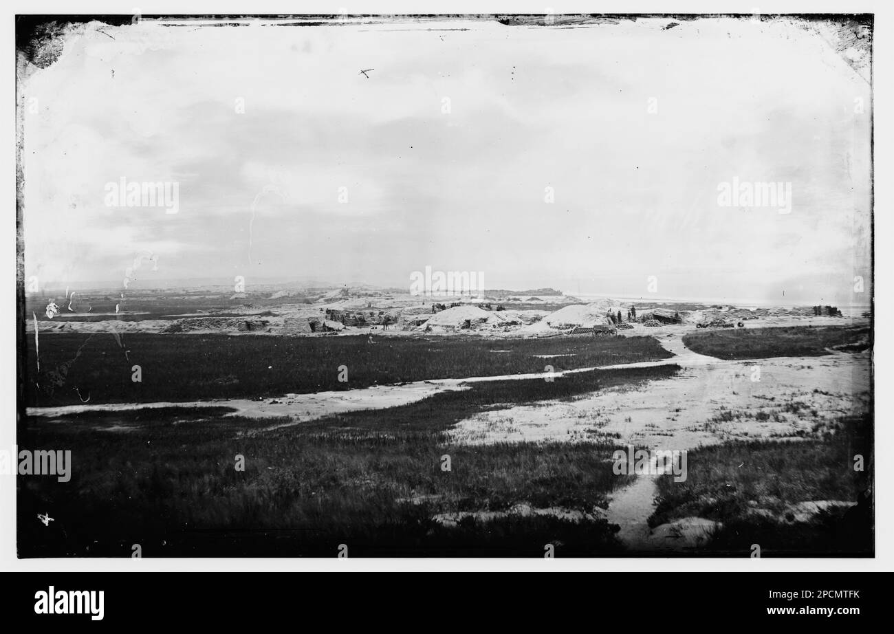 Morris Island, South Carolina. First Parallel. Civil war photographs ...