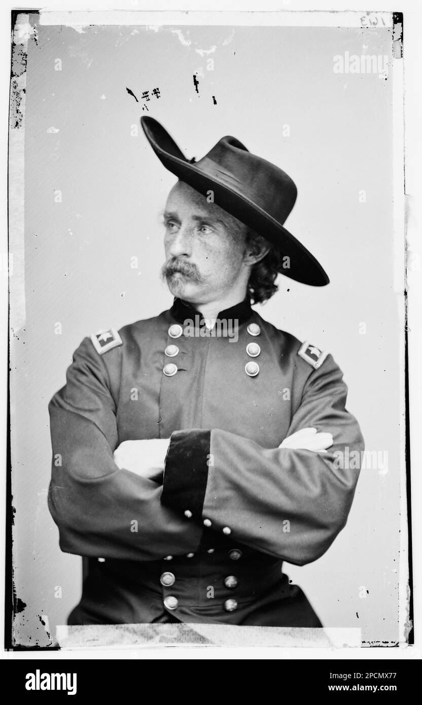 Major General George Armstrong Custer. Civil war photographs, 1861-1865 ...