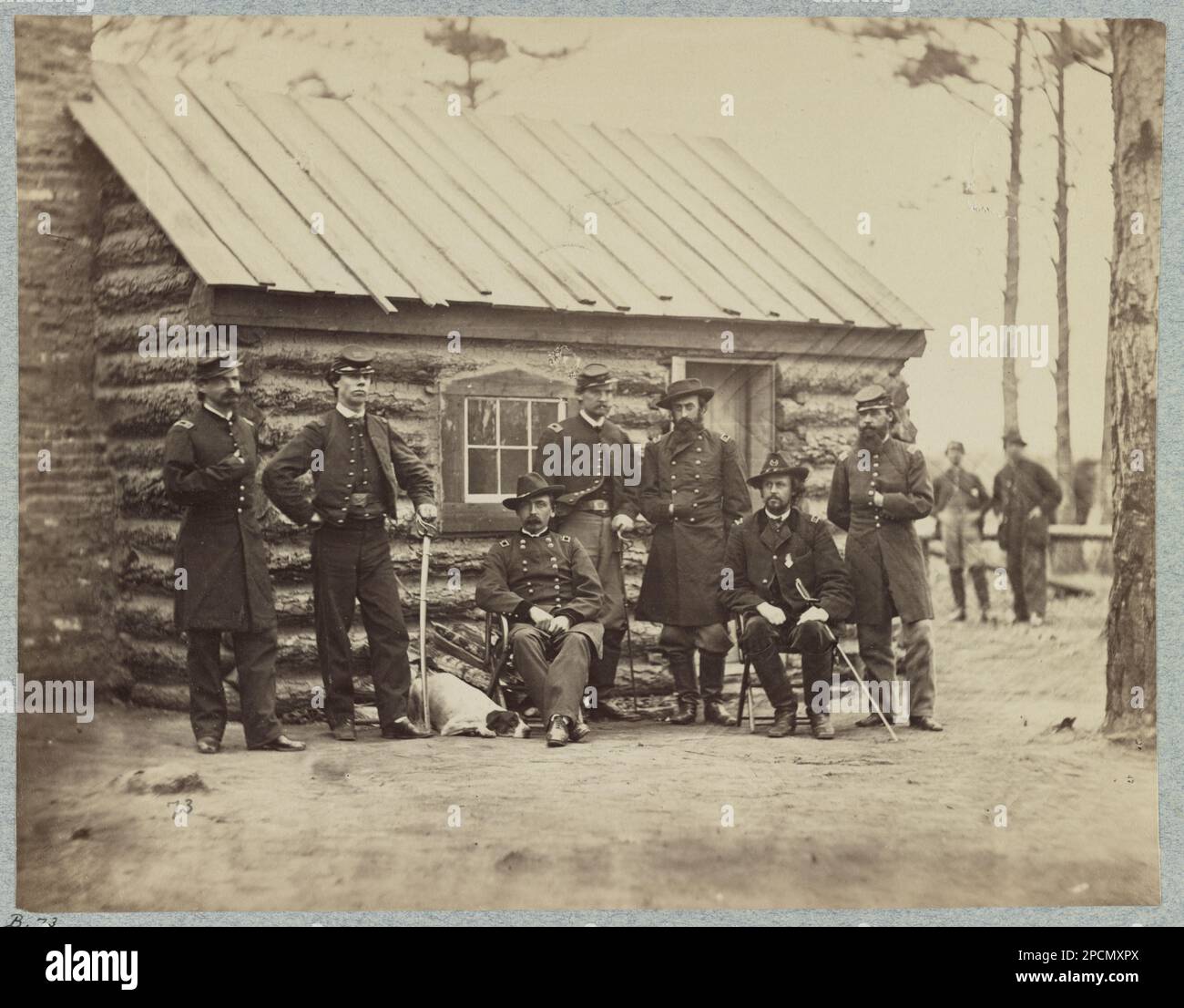 Bvt. Maj. General Adelbert Ames and staff, Army of the James, Nov. 1864 ...