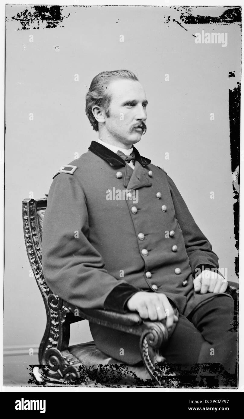 Colonel E.W. Whitaker, Colonel 1st Conn. Cav.. Civil war photographs ...