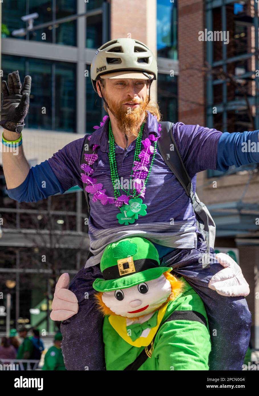 Denver, Colorado - March 11, 2023: St. Patrick's day parade in Denver ...