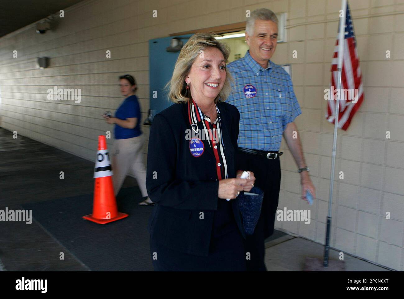 Democratic candidate for governor of Nevada, Dina Titus, left, and her ...