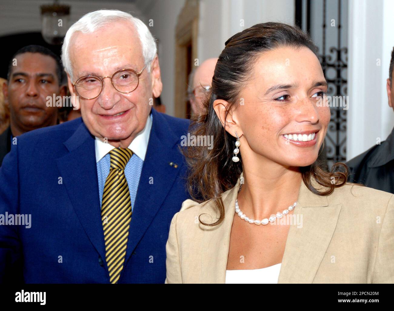 Colombian Foreign Minister, Maria Consuelo Araujo, arrives with ...