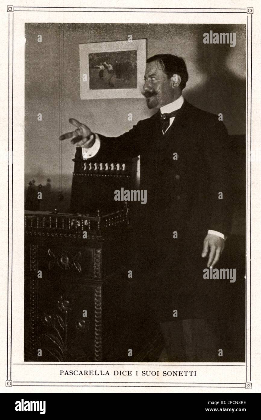 1900 ca. : The italian dialect poet CESARE PASCARELLA ( Roma 1858 ...