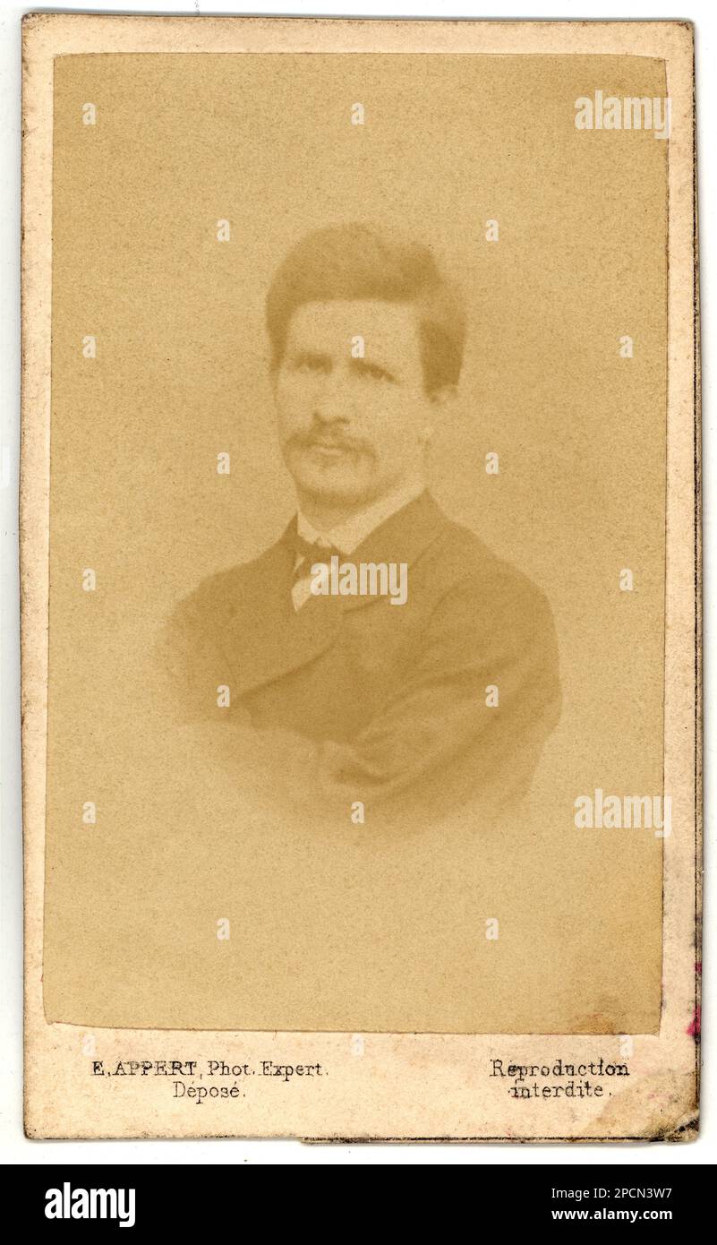 1871 ca, Paris, FRANCE : The french President of Cour Martiale Colonel ...