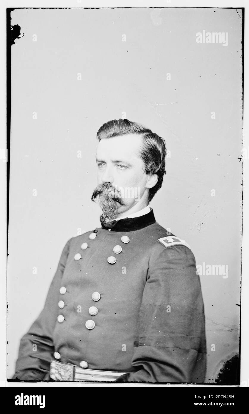 General Robert S. Foster, Colonel 13th Ind. Inf. from Indiana. Civil ...