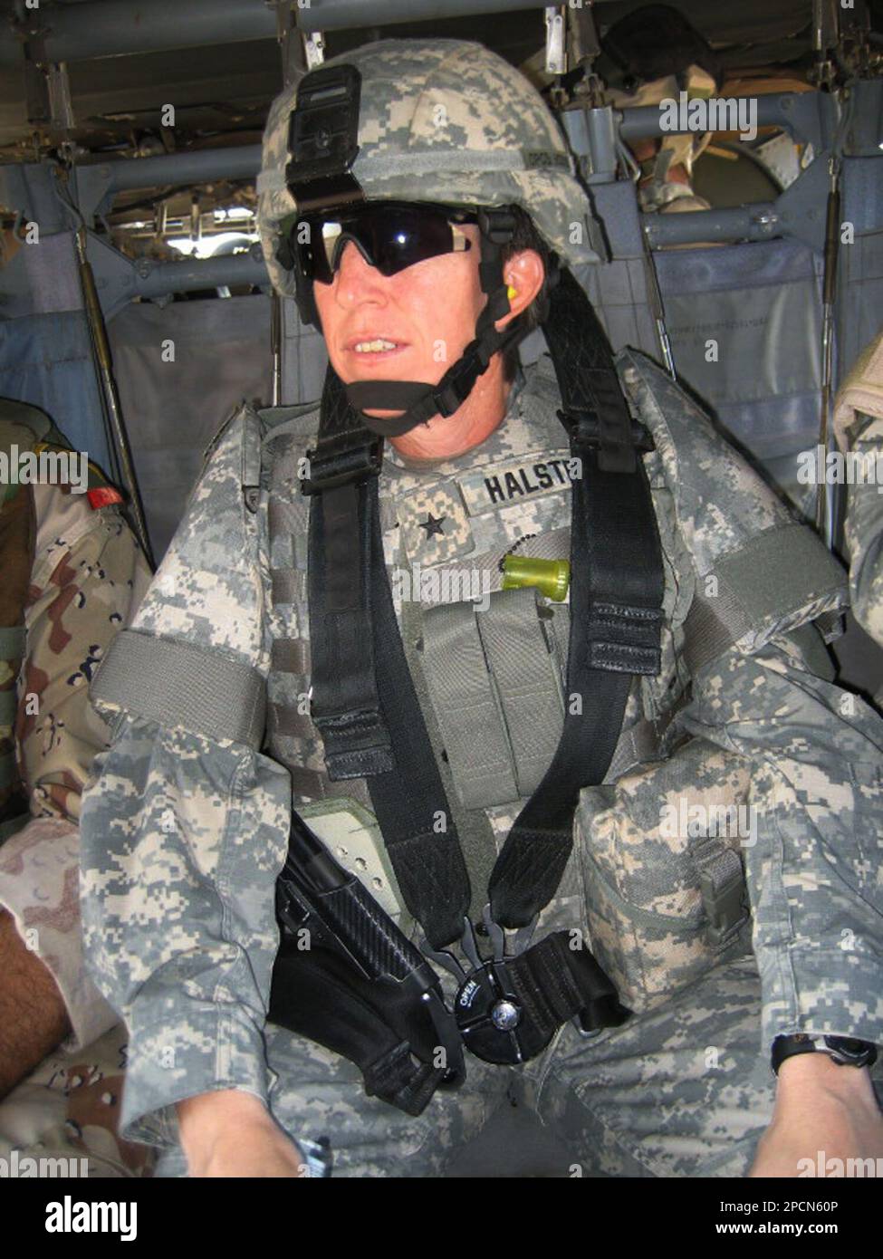 Army Brig. Gen. Rebecca Halstead, commander of the 3rd Corps Support ...