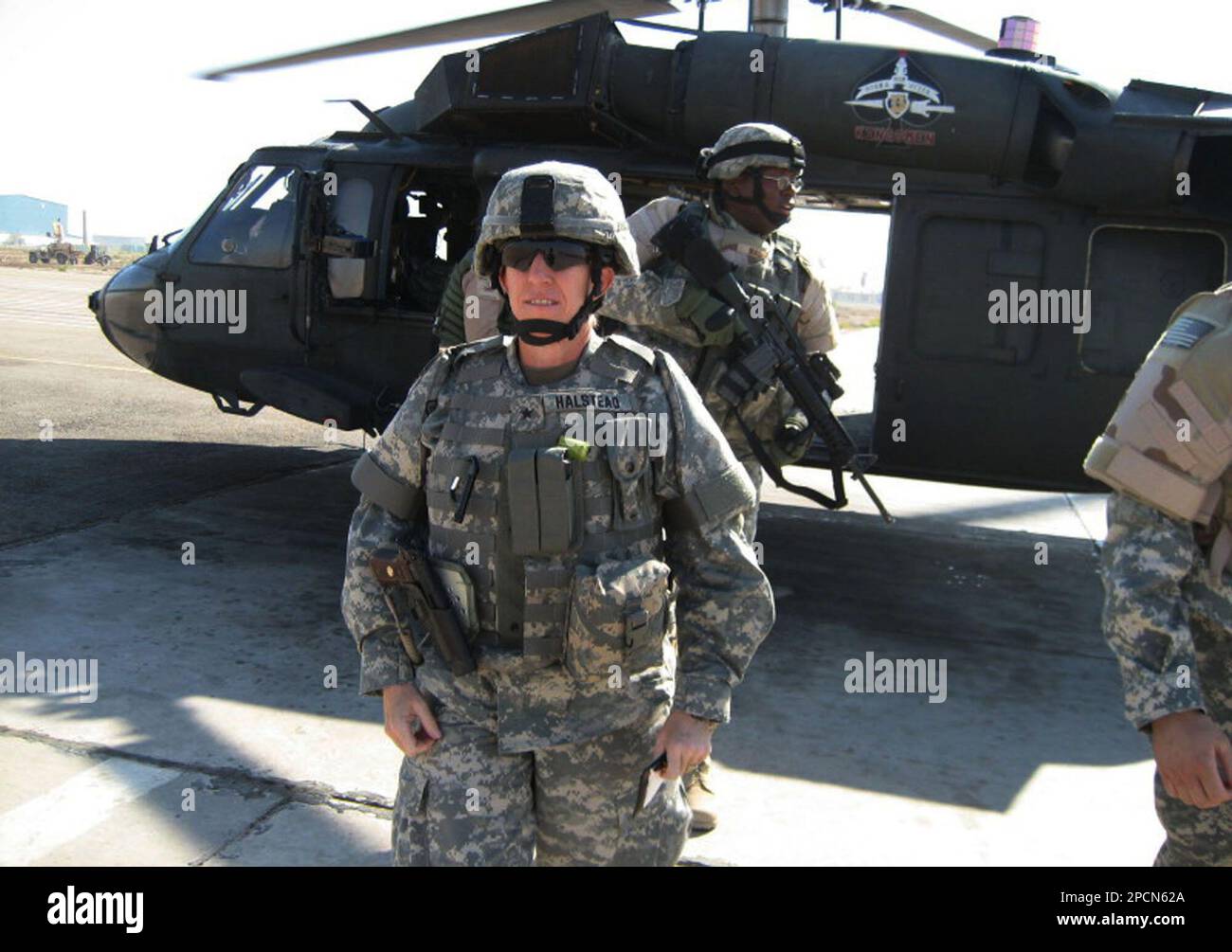 Army Brig. Gen. Rebecca Halstead, commander of the 3rd Corps Support ...