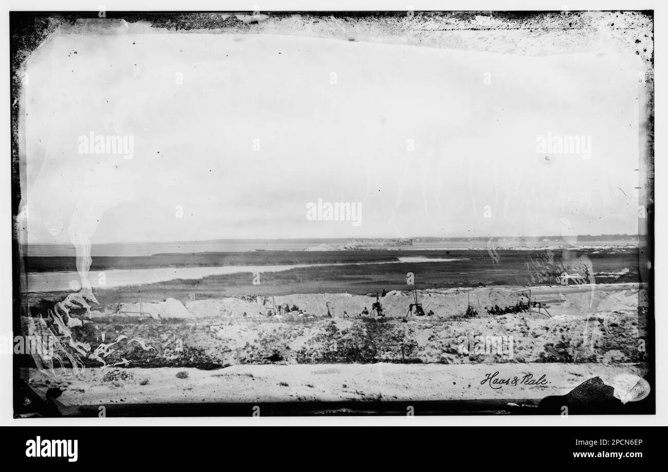 Fort Sumter. Vincents Creek. Battery Gregg. Civil war photographs, 1861 ...