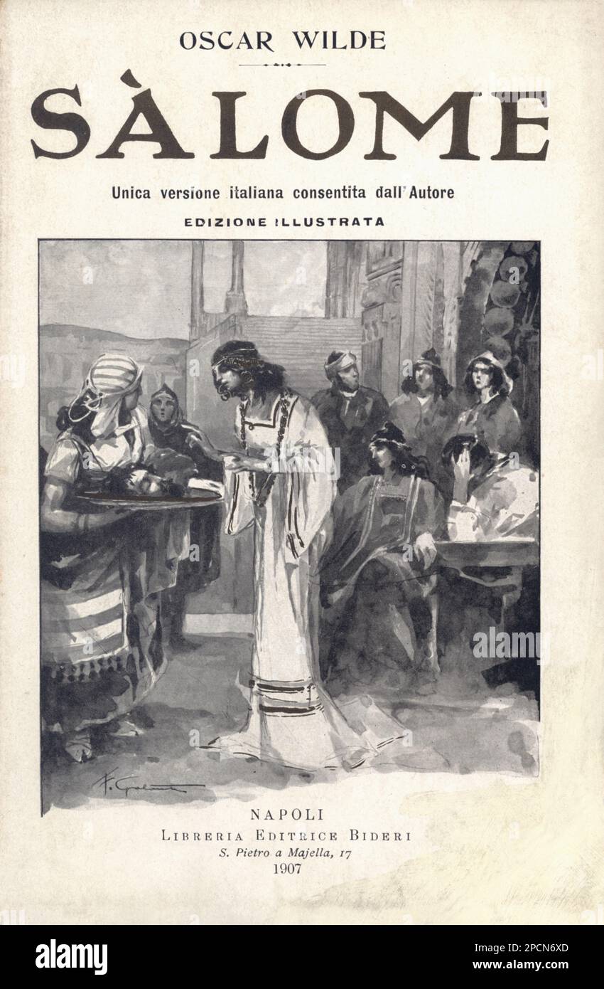 1907 , ITALY : The cover of first italian traslation of scandalous play ...