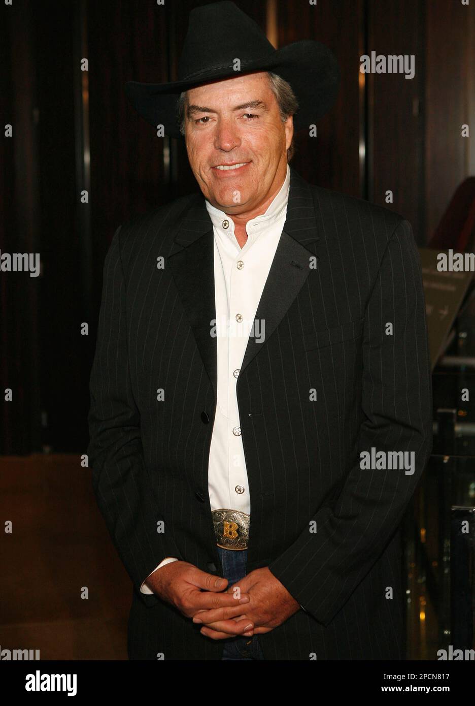 Actor Powers Boothe poses for photographers at the Golden Boot Awards ...