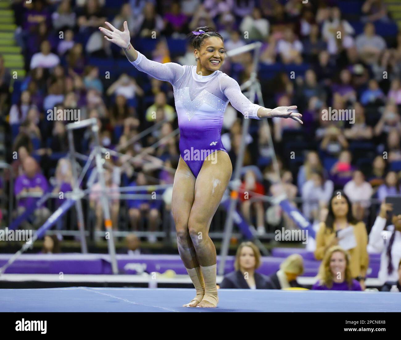 Baton Rouge, LA, USA. 3rd Mar, 2023. LSU's Haleigh Bryant competes on ...