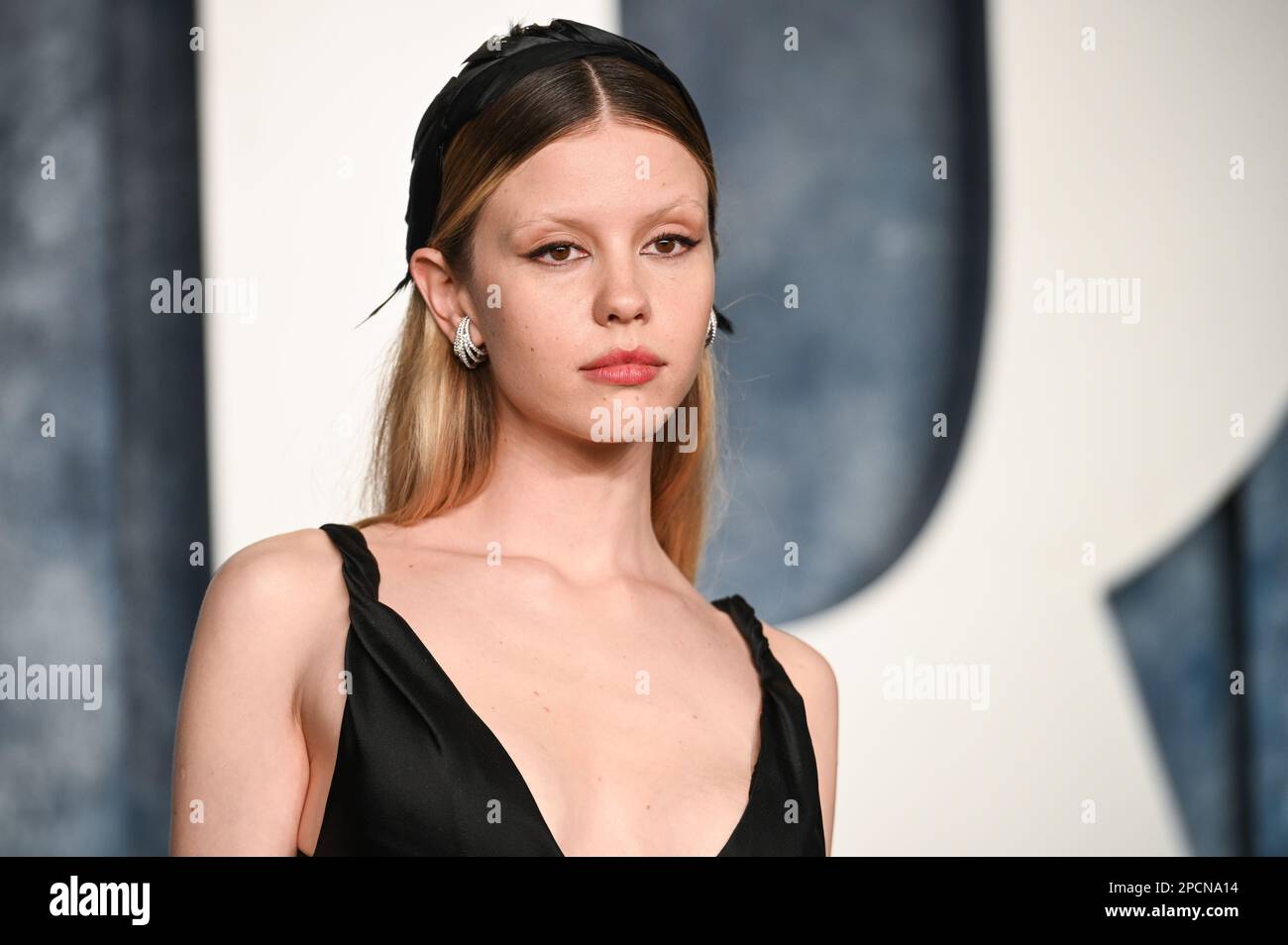 USA. 12th Mar, 2023. Mia Goth walking on the red carpet at the 2023 ...