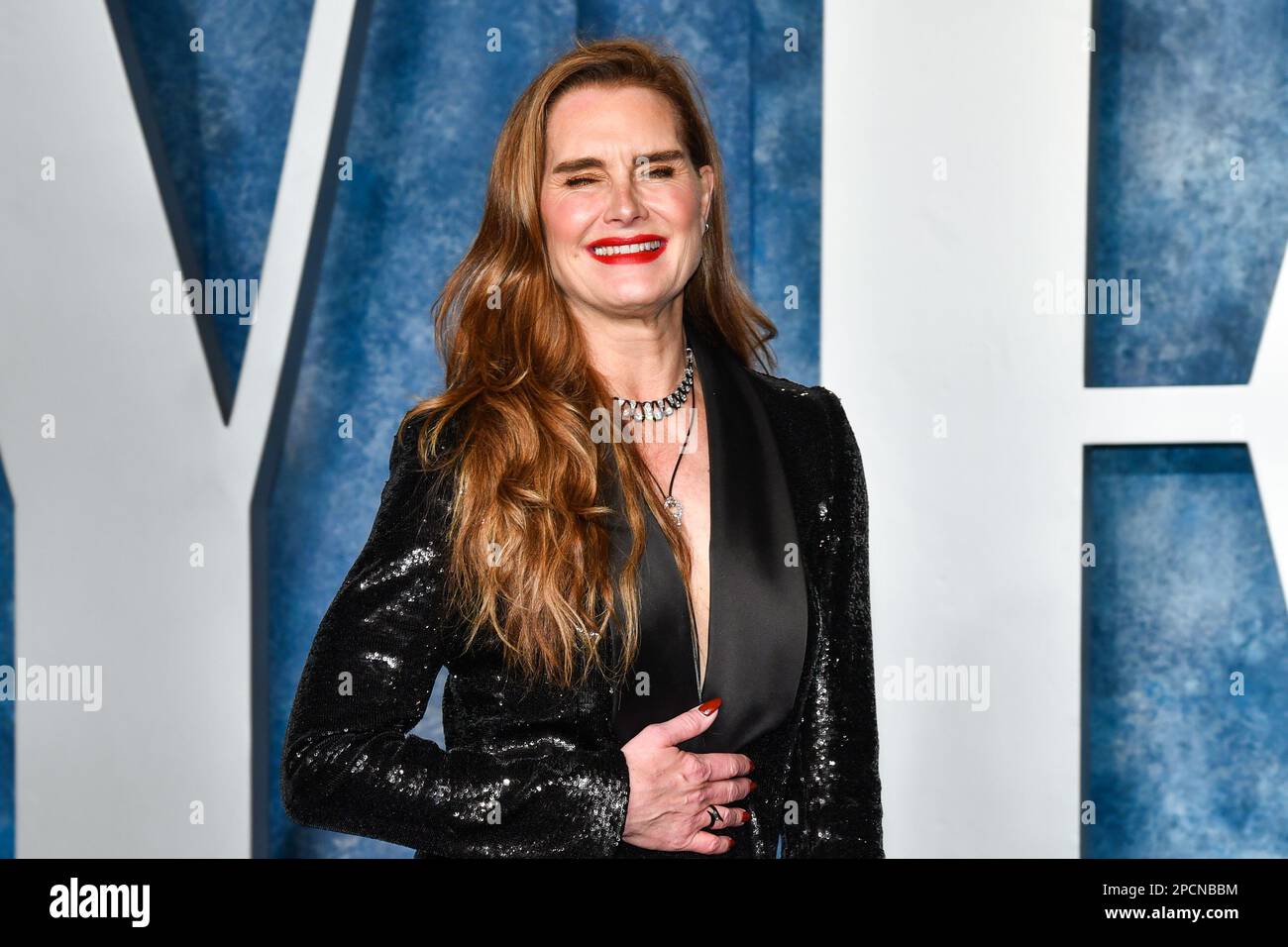 USA. 13th Mar, 2023. Brooke Shields walking on the red carpet at the ...