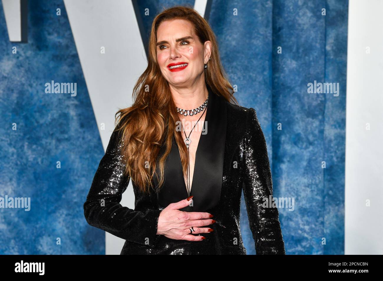 USA. 13th Mar, 2023. Brooke Shields walking on the red carpet at the ...