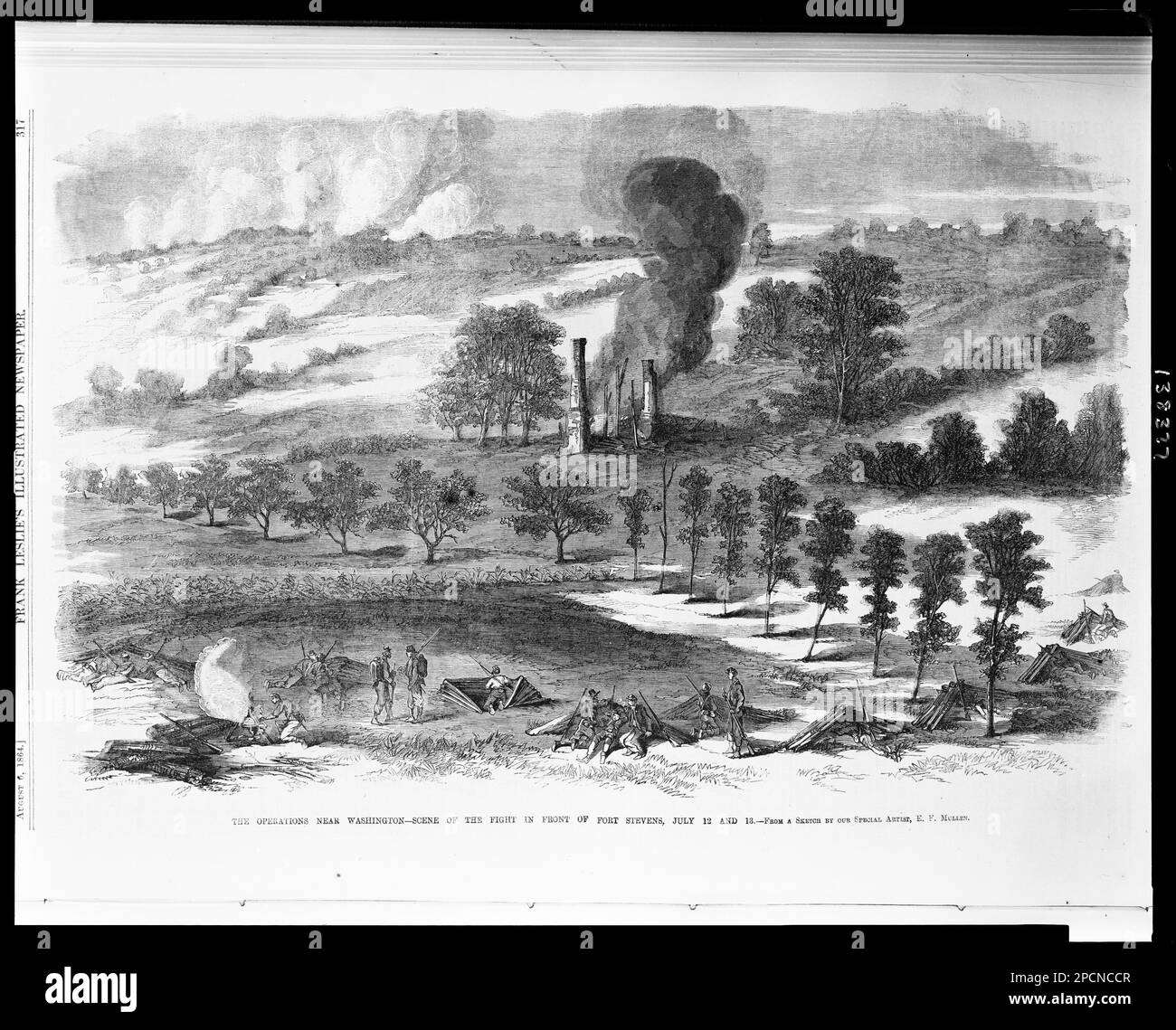 The operations near Washington--scene of the fight in front of Fort ...