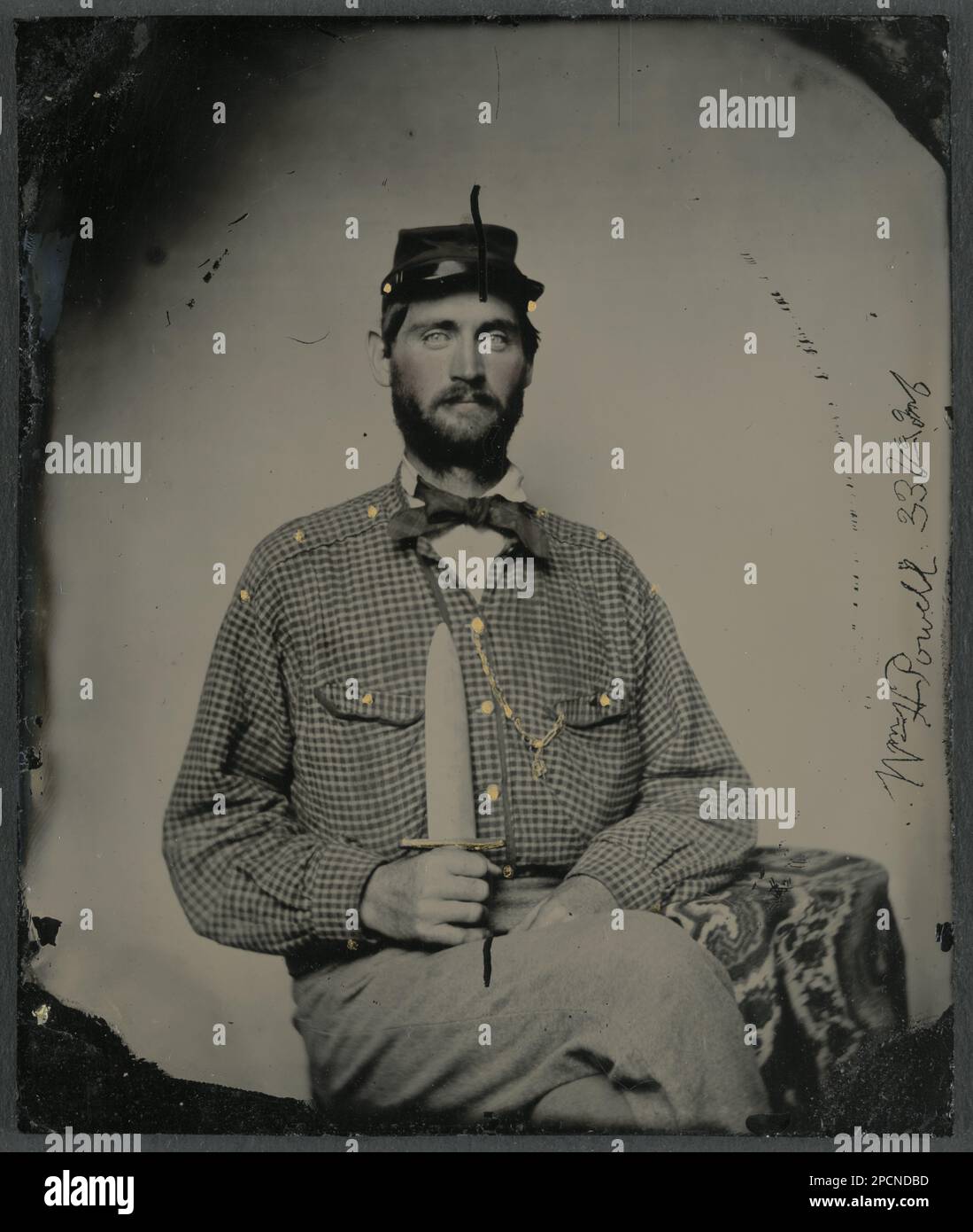 Captain William H. Powell of Co. A, 33rd Virginia Infantry Regiment in ...