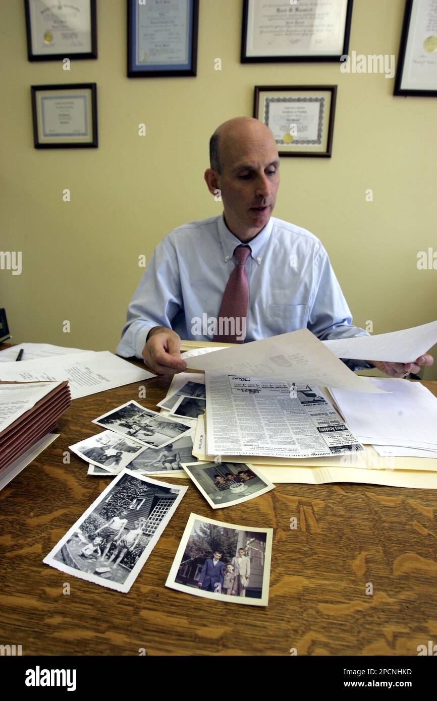 ** ADVANCE FOR SUNDAY, AUG 13 ** Kurt Mausert, the brother of Eric ...