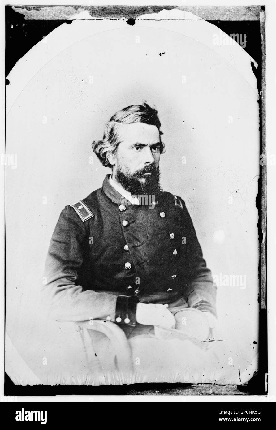 Brigadier General Truman Seymour, Captain at Fort Sumter, 1861. Civil ...
