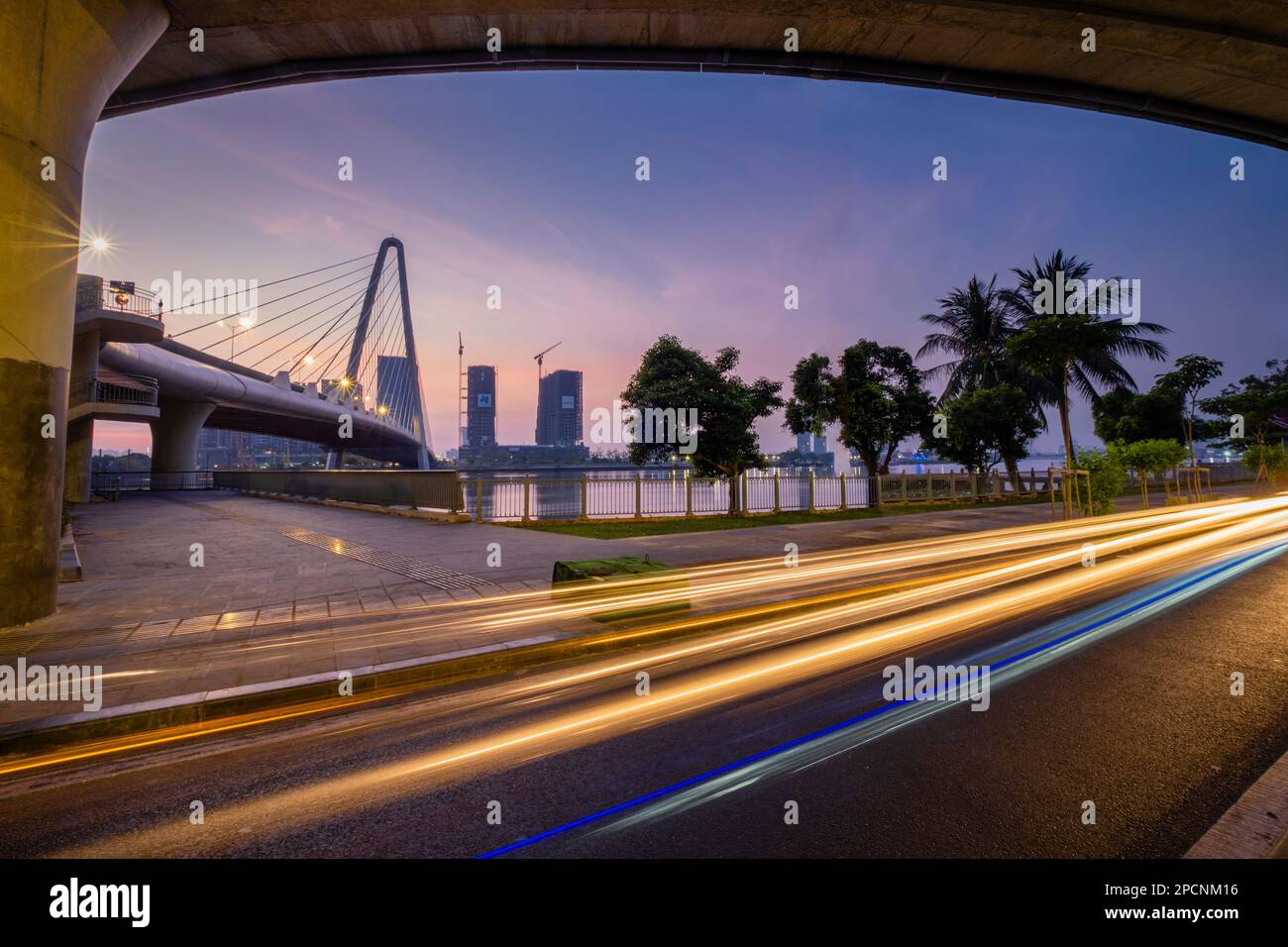 February 8, 2023: Ba Son Bridge connects District 2 and District 1 of ...