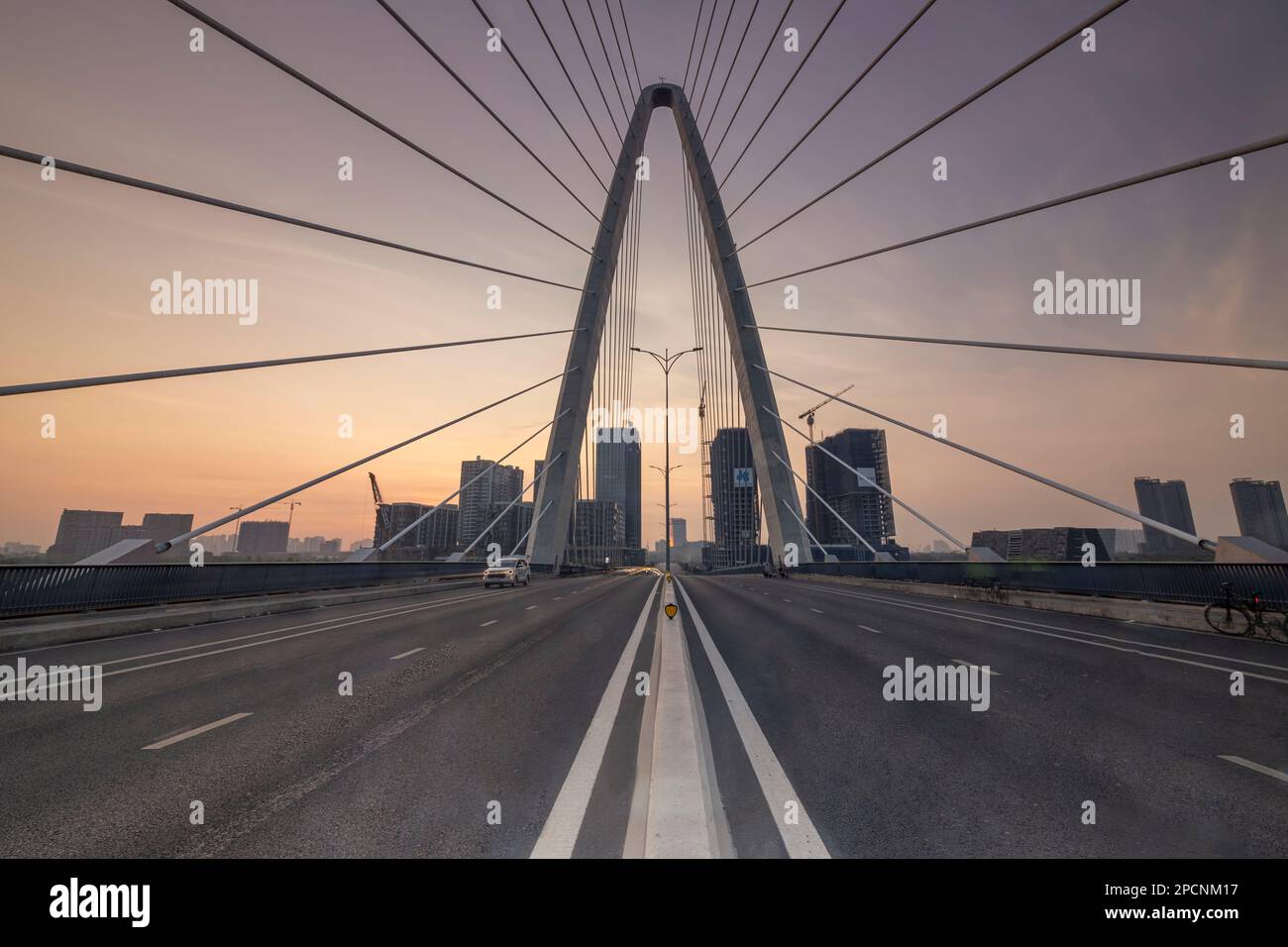 February 8, 2023: Ba Son Bridge connects District 2 and District 1 of ...