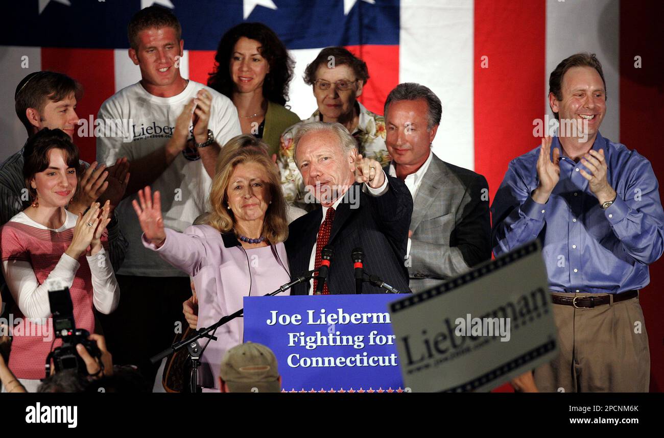 Incumbent party-endorsed Democratic U.S. Sen. Joseph I. Lieberman ...