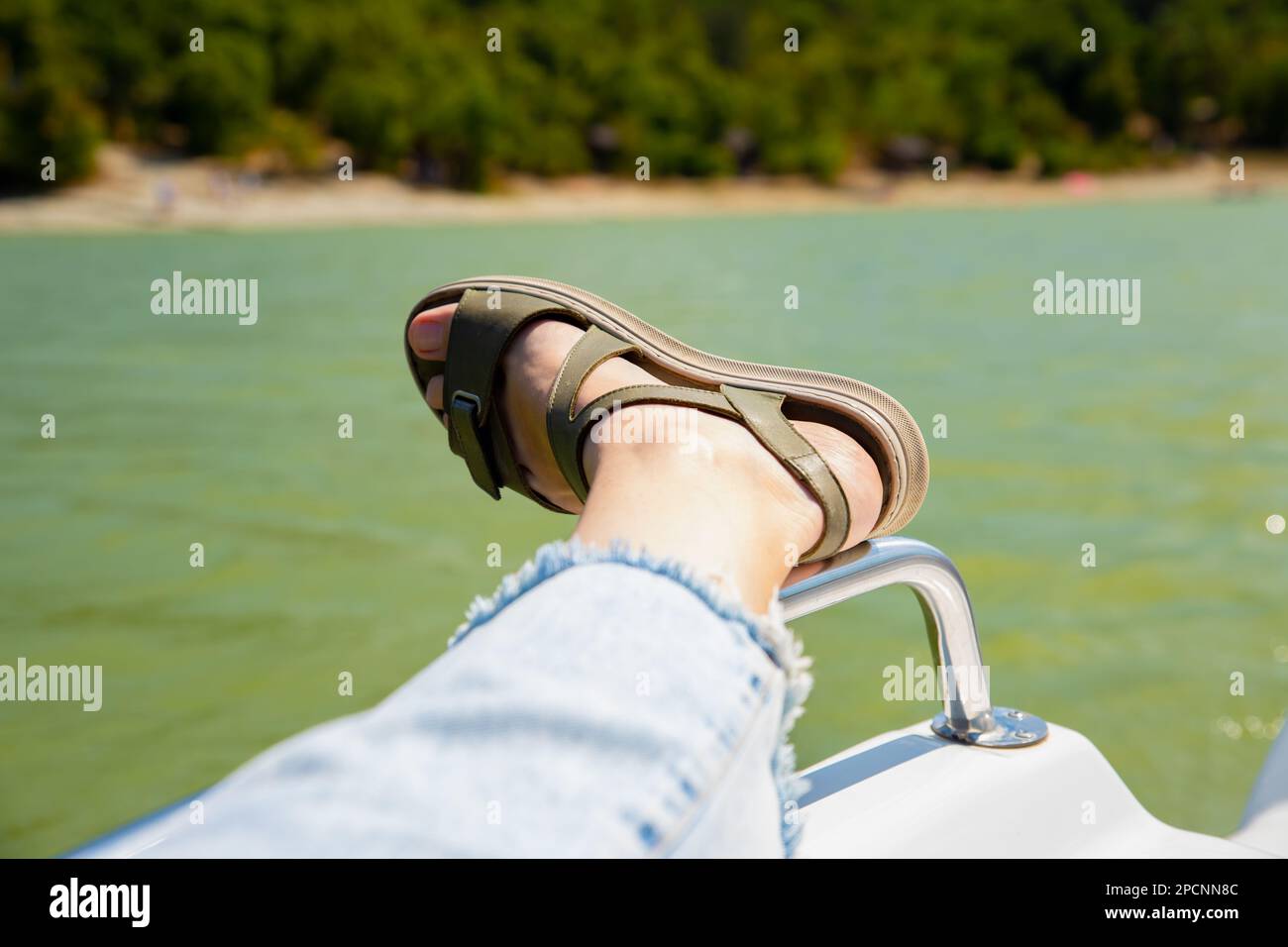 Catamaran style boat hi-res stock photography and images - Alamy