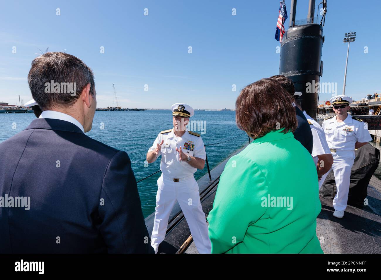 Rear Admiral Richard Seif, Commander, Submarine Group, Task Force Seven ...