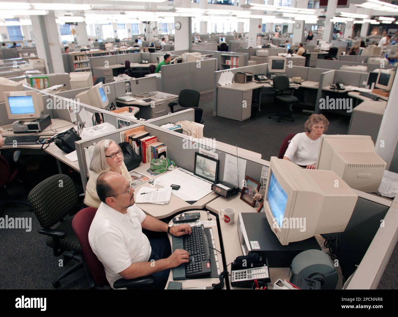 The newsroom of The Philadelphia Inquirer is seen Wednesday, July 26 ...