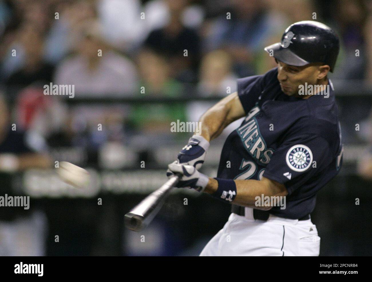Seattle Mariners' Raul Ibanez hits a two-run home run in the fifth ...