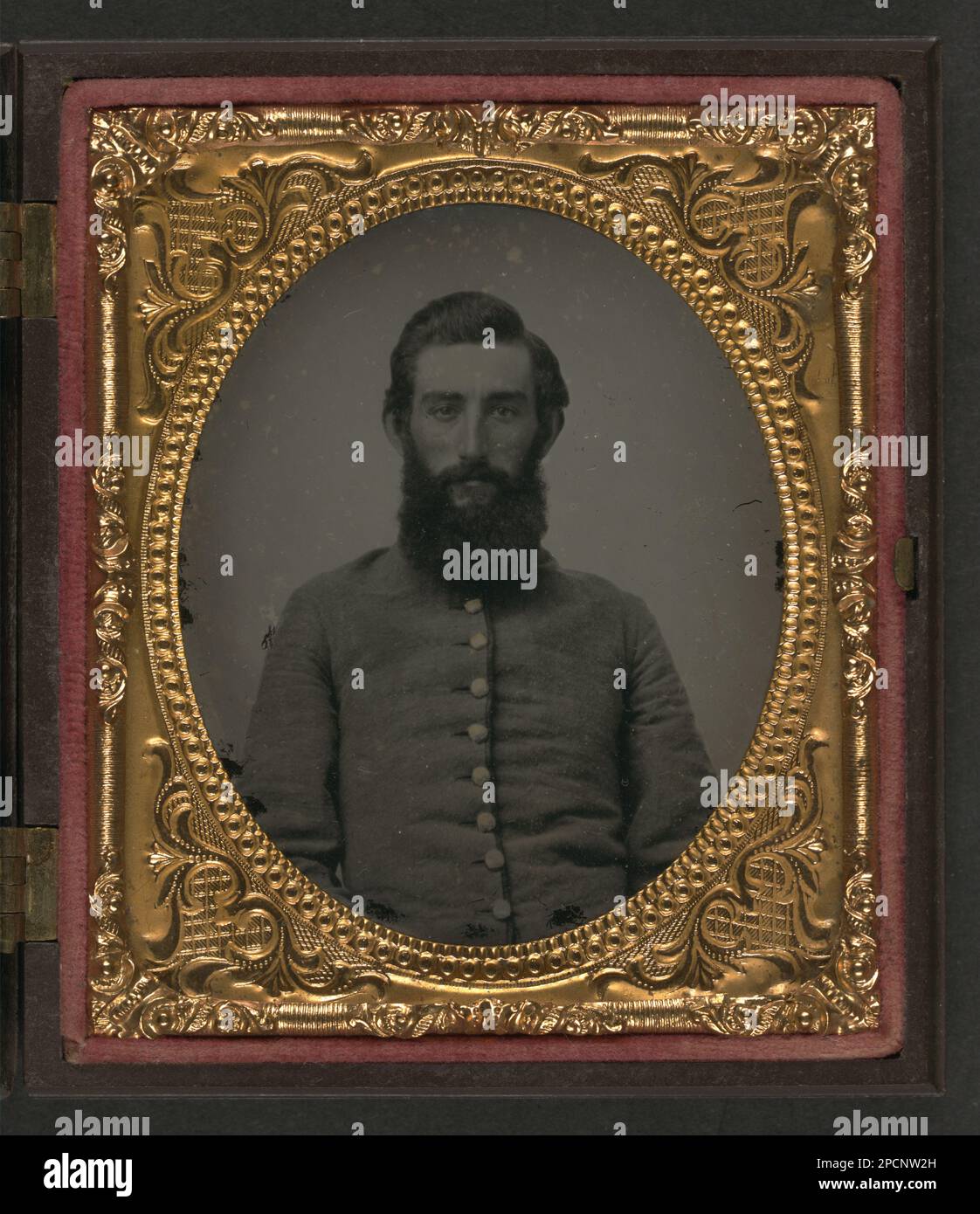 Unidentified soldier in Confederate uniform. Liljenquist Family ...
