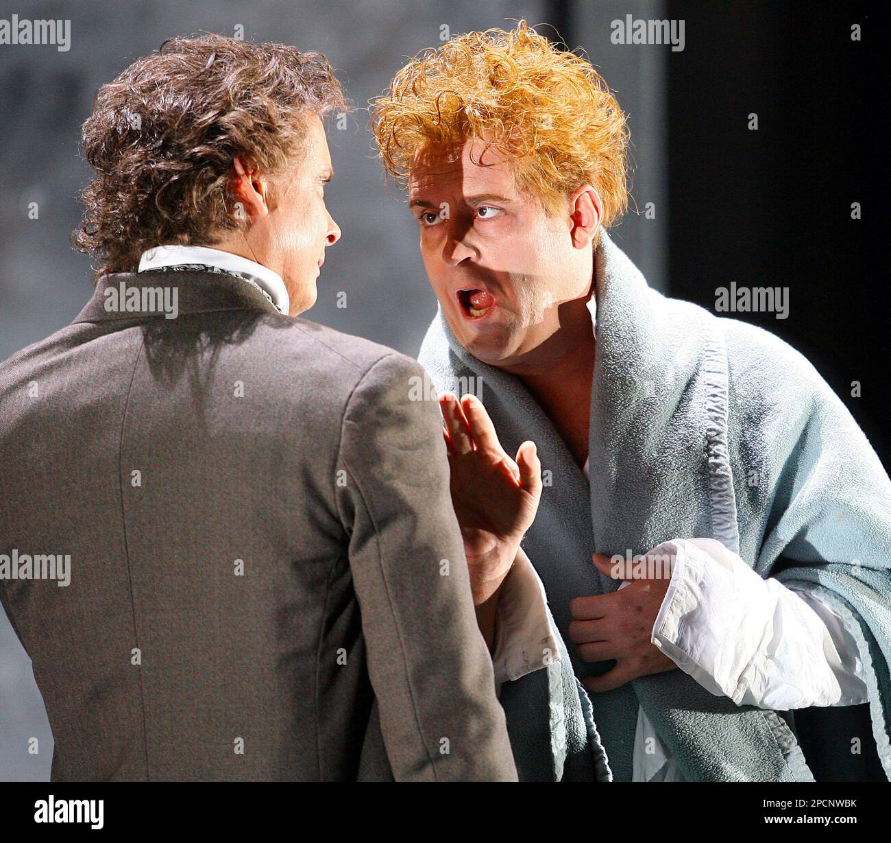 Scott Hendricks in the role of Roderick Usher and Nicholas Cavallier as ...