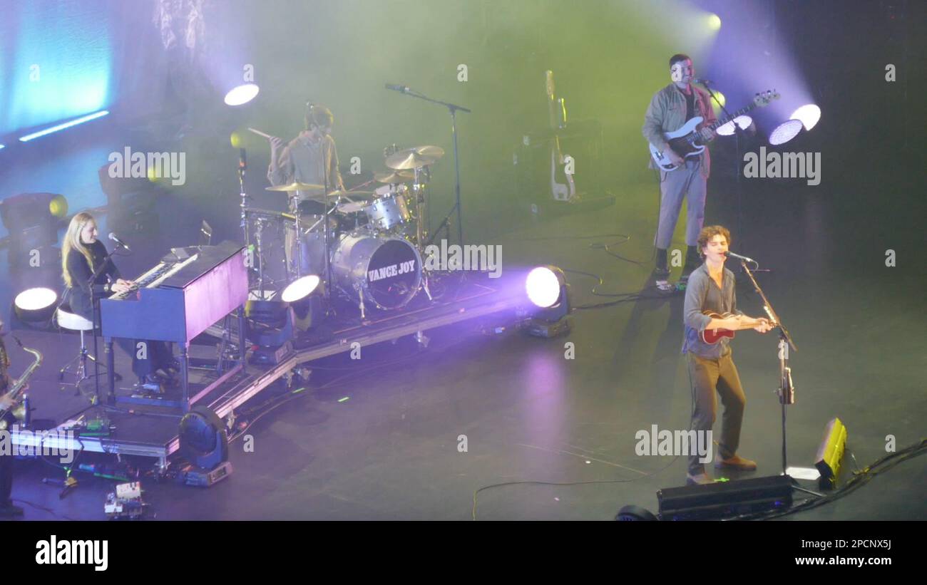 Inglewood, California, USA 11th March 2023 Singer/musician Vance Joy ...