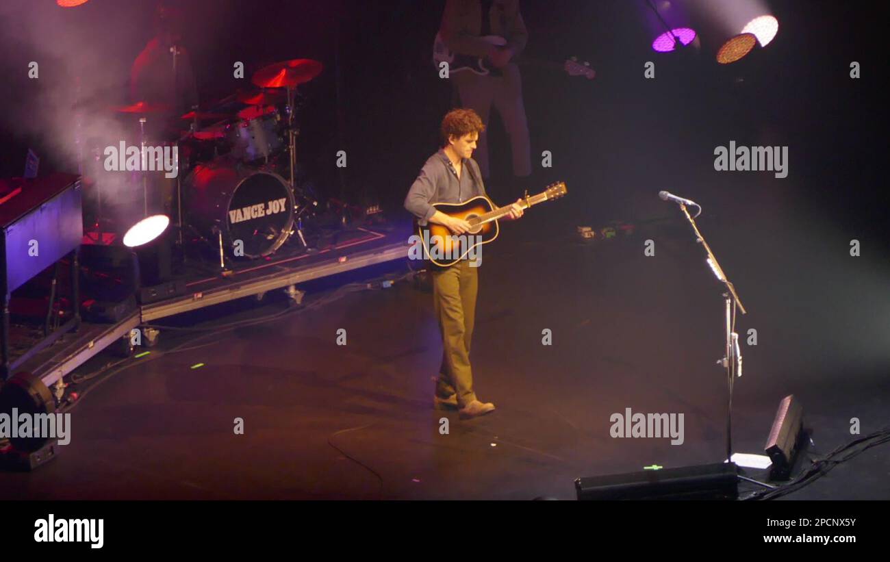 Inglewood, California, USA 11th March 2023 Singer/musician Vance Joy ...