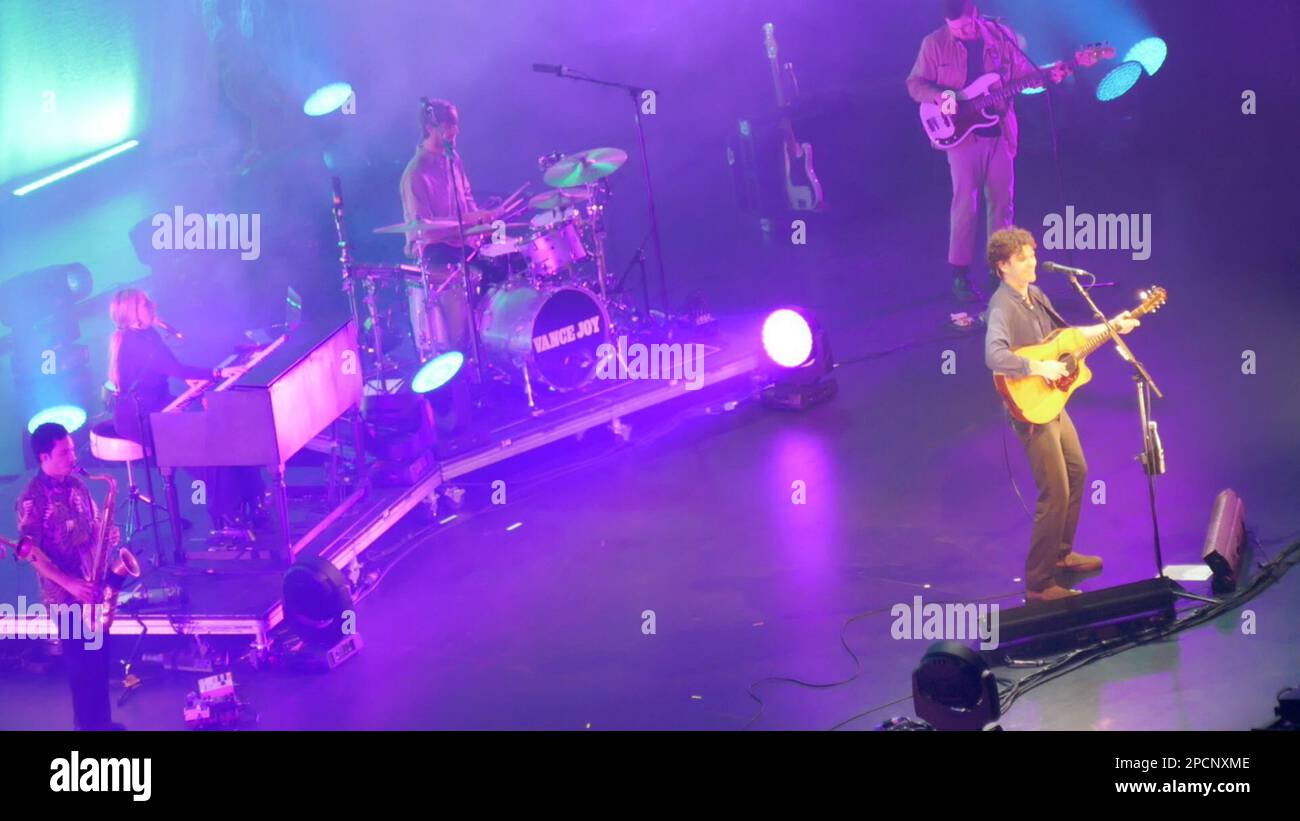 Inglewood, California, USA 11th March 2023 Singer/musician Vance Joy ...