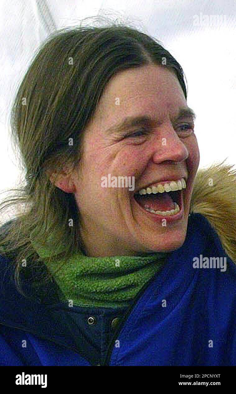 ** FILE ** Four-time Iditarod champion Susan Butcher, seen in 2003 ...