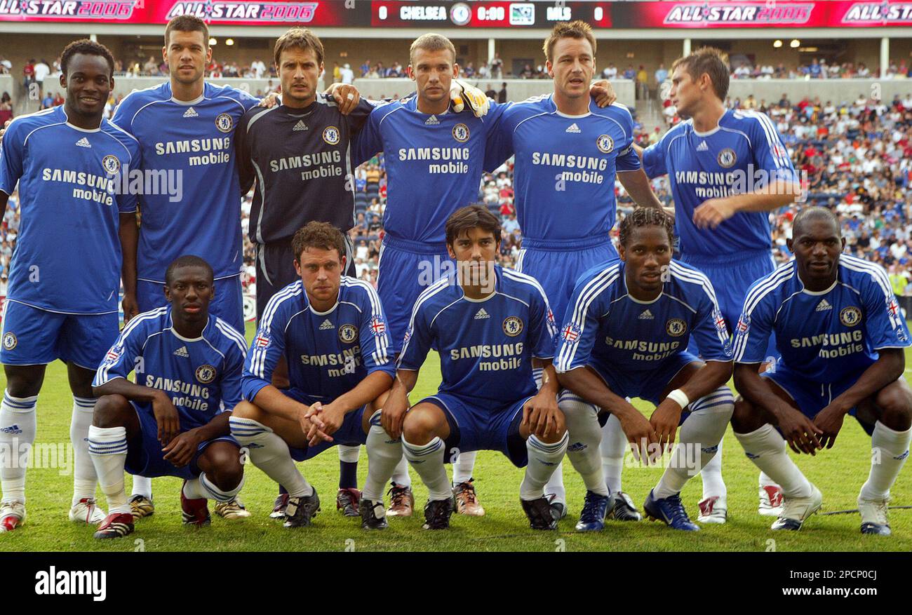 Chelsea poses for a photo before play against the All Stars in a ...