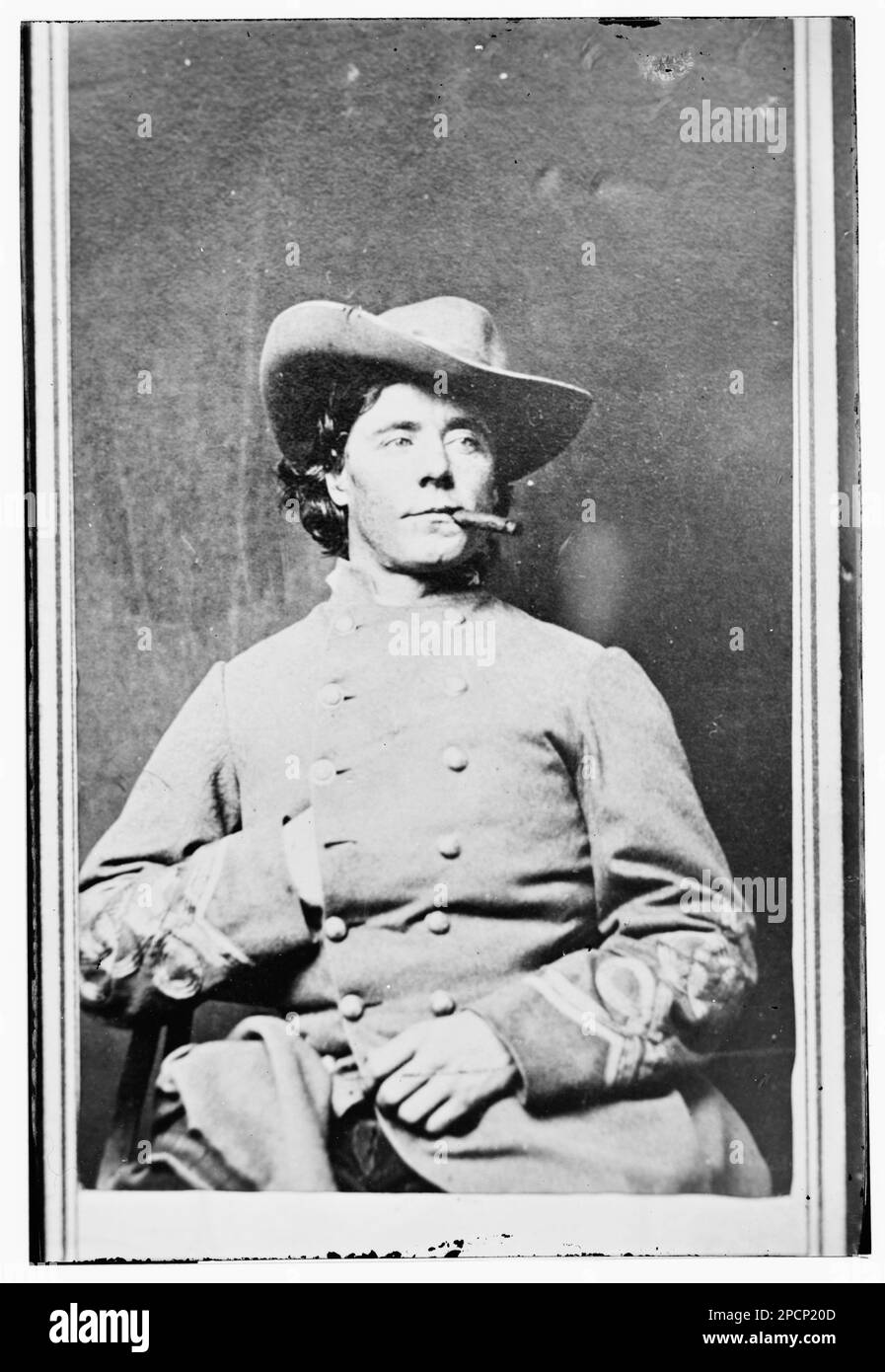 Captain William J. Lawton, U.S.A., dressed as a Confederate officer ...
